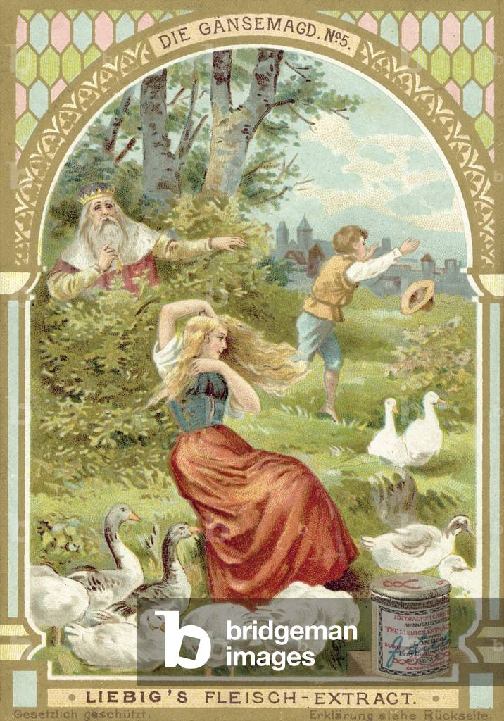 Image of Scene from the Brothers Grimm fairy tale The Goose Girl by ...