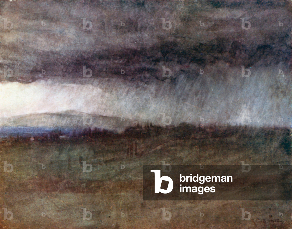 Image of A Storm, sweeping over the Valley of the Arno (colour by Goff ...