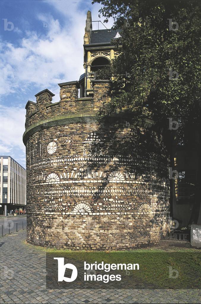 Image of Roman Tower, Colonia Agrippina, Cologne, North Rhine ...