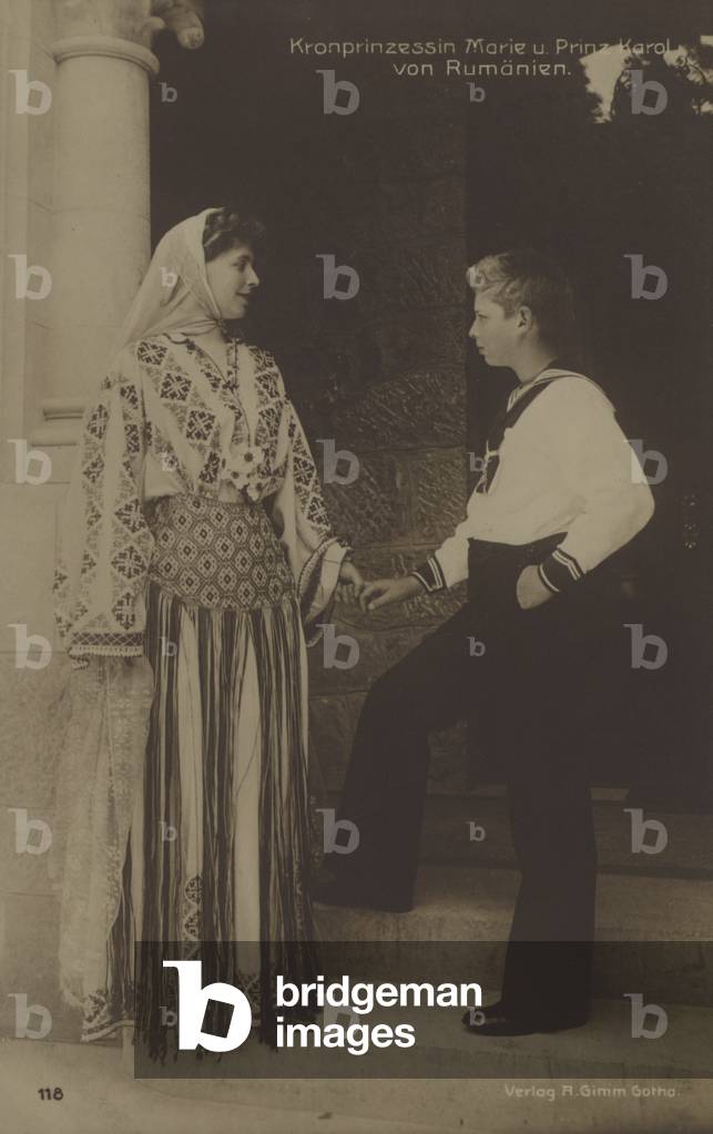 Image of Crown Princess Marie of Romania and her son Prince Carol. by ...