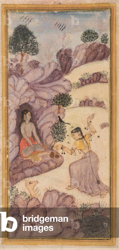 Image of Unyielding to Temptation: The sage Shuka Remains Unmoved as ...