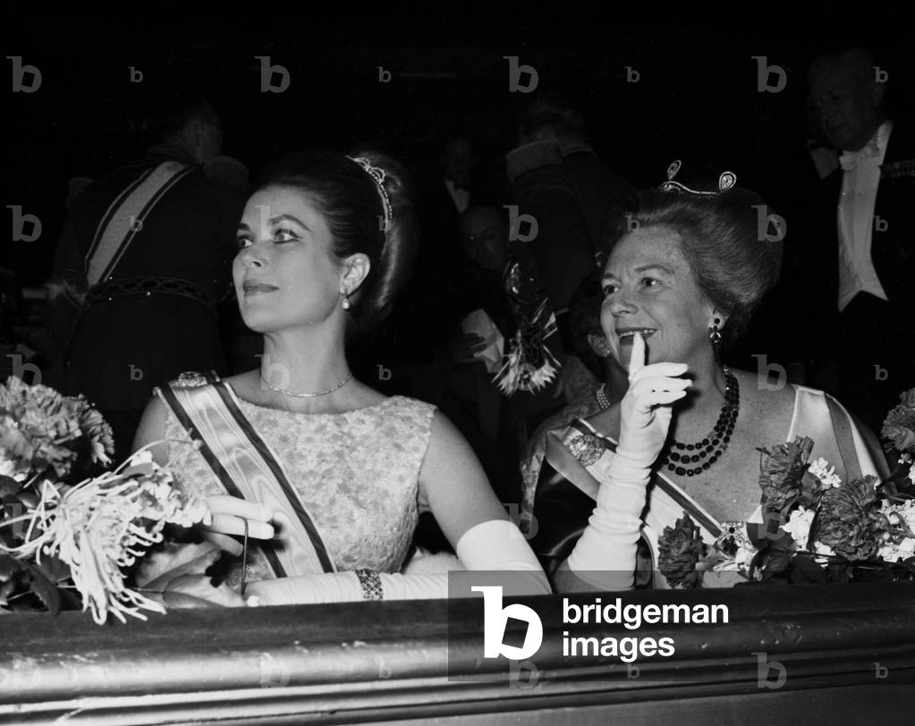 Image of Princess Grace of Monaco and Princess of Polignac at