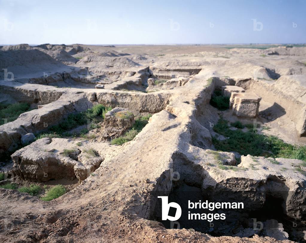 Image of Syria, Mari (Tell Hariri today), Religious district in ancient ...
