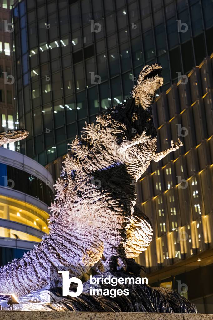 Image of Japan, Honshu, Tokyo, Yurakucho, Hibiya, Godzilla Square ...