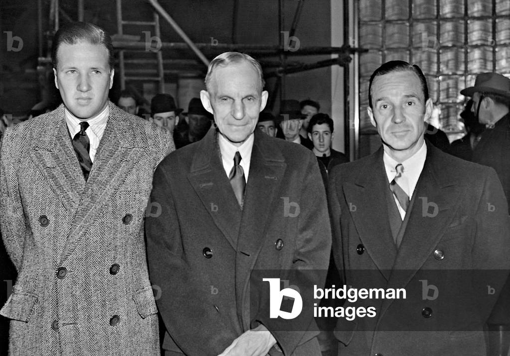 Image of Henry Ford, His Son Edsel, and His Grandson Henry Ford