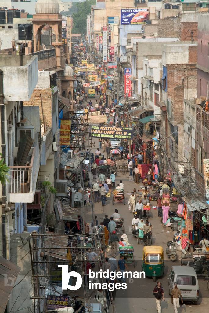 Overcrowded Indian City