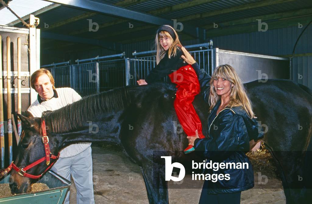 Image of German football player Guenter Netzer, his wife Elvira and ...
