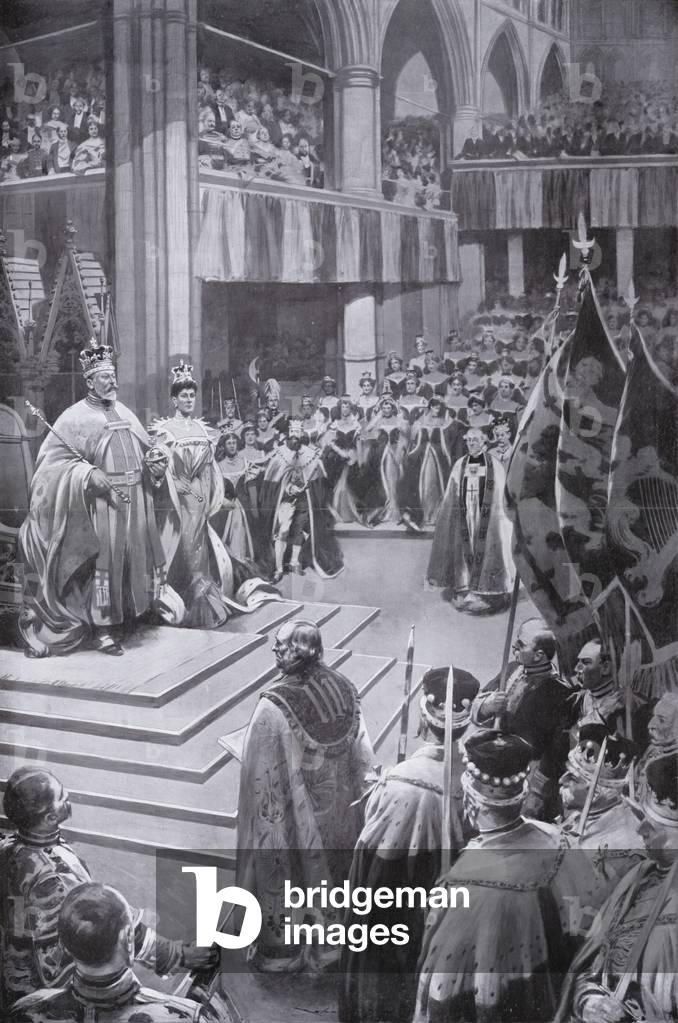 Image of Coronation of King Edward VII and Queen Alexandra, Westminster ...