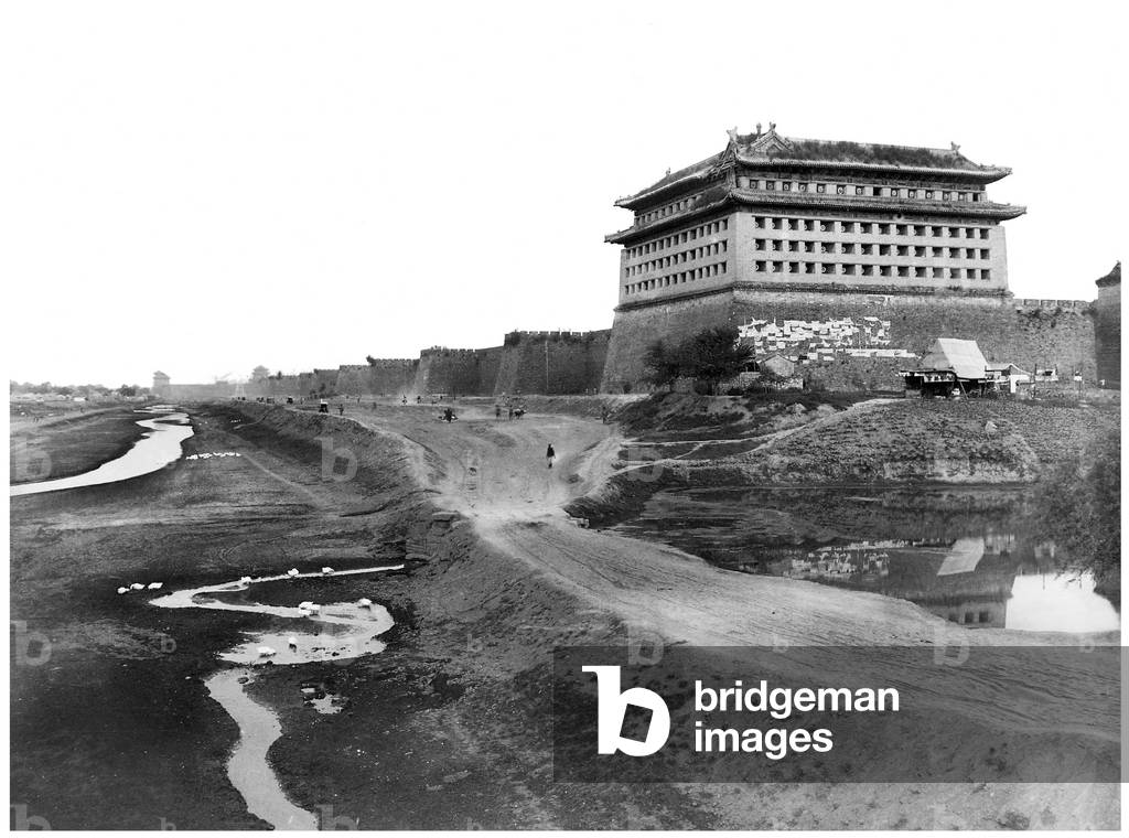 Image of China: 'Walls of the Tatar City'. Beijing city walls, c. by ...