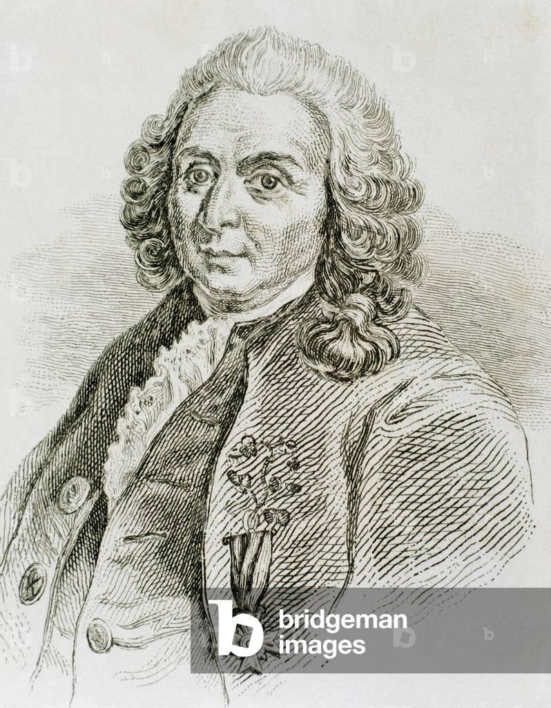 Image of Carl Linnaeus (1707-1778). Portrait (gravure)