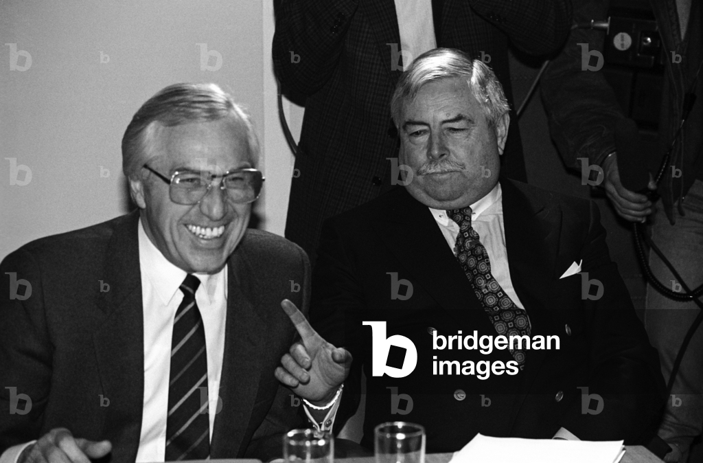 Image of Alfred Dallinger and Robert Graf, 1987 (photo)