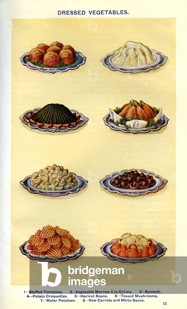 Image of Mrs Beeton's cookery book illustration, 1861 (print)