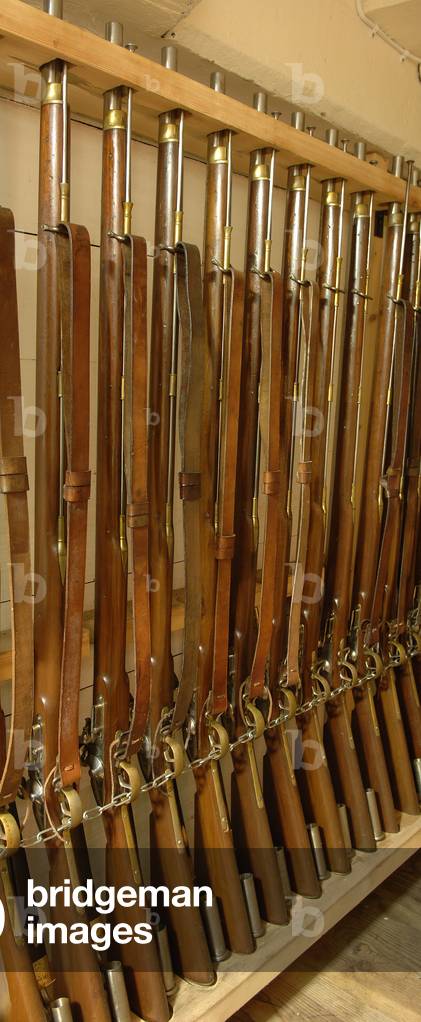 Image of Musket Rack on HMS Victory (photo)