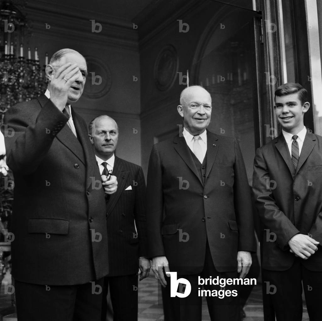Image of President Charles De Gaulle invites Ex President Eisenhower ...