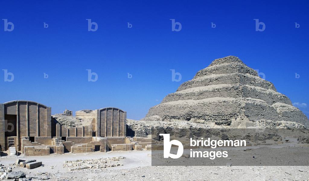 Image of Step Pyramid of Djoser, Saqqara Necropolis, Memphis (Unesco ...
