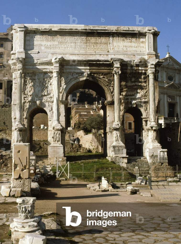 Roman Forum Arch Image Of Arch Of Septimius Severus, Roman Forum,