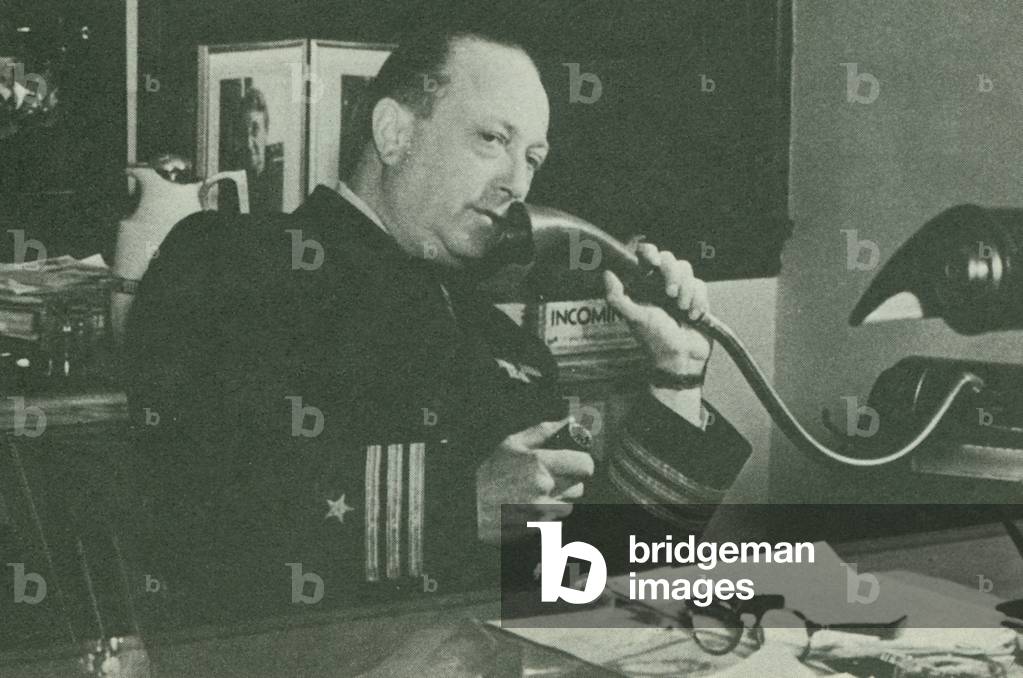 Image of Lieutenant Commander Charles Radcliffe Haffenden in charge of ...