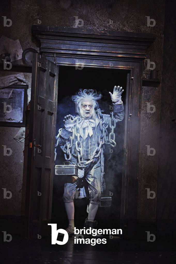 Image of A scene from Scrooge The Musical at London Palladium (Opening ...