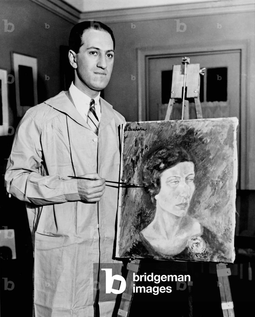 Image of George Gershwin ( 1898-1937) American composer was also a painter,