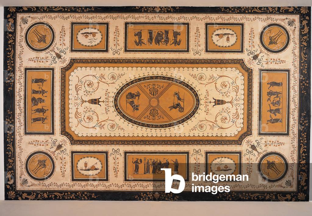 Image of Small antechamber: scenes reproducing the Greek vase painting ...