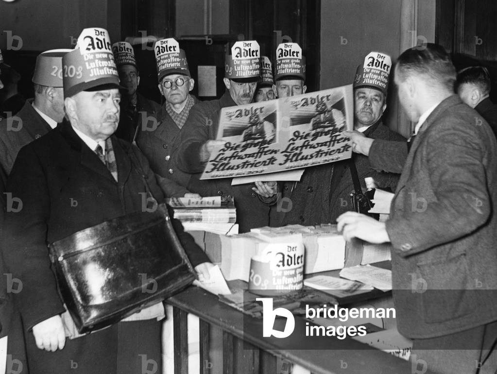 Image of Launch of the new Luftwaffe magazine "Der Adler", 1939 (b/w
