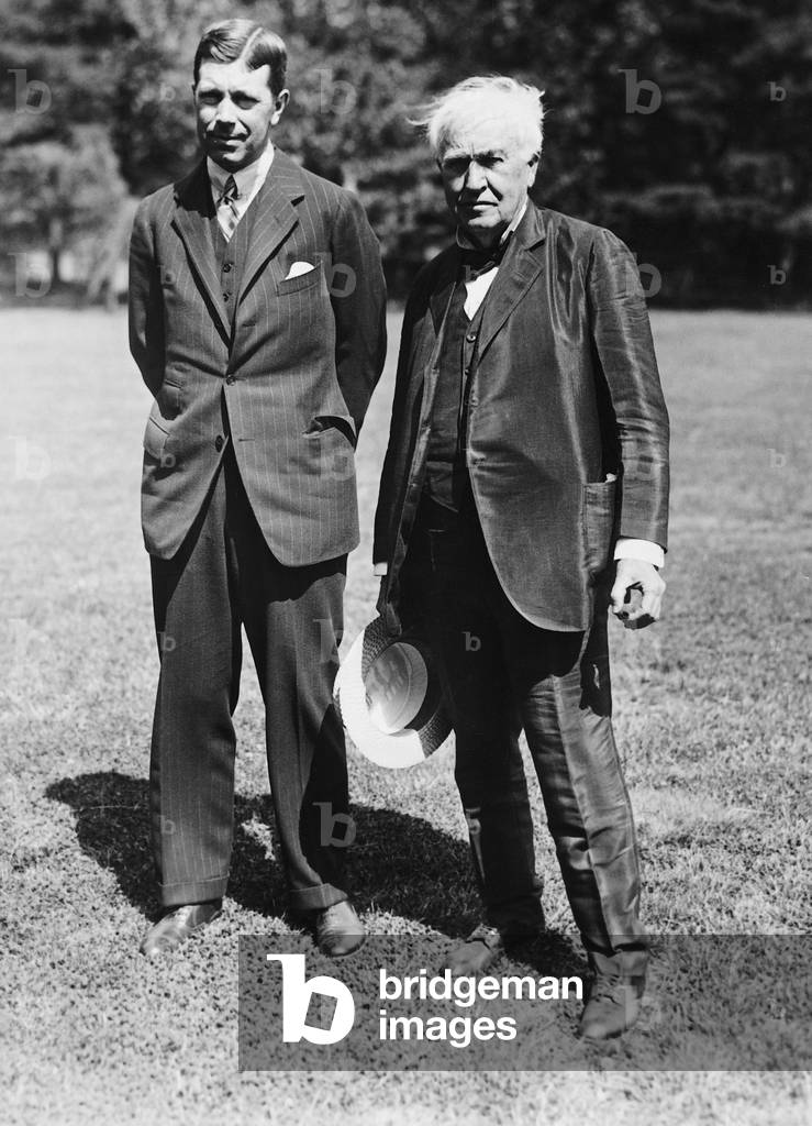 Image of Heir to the throne Gustaf Adolf of Sweden and Thomas