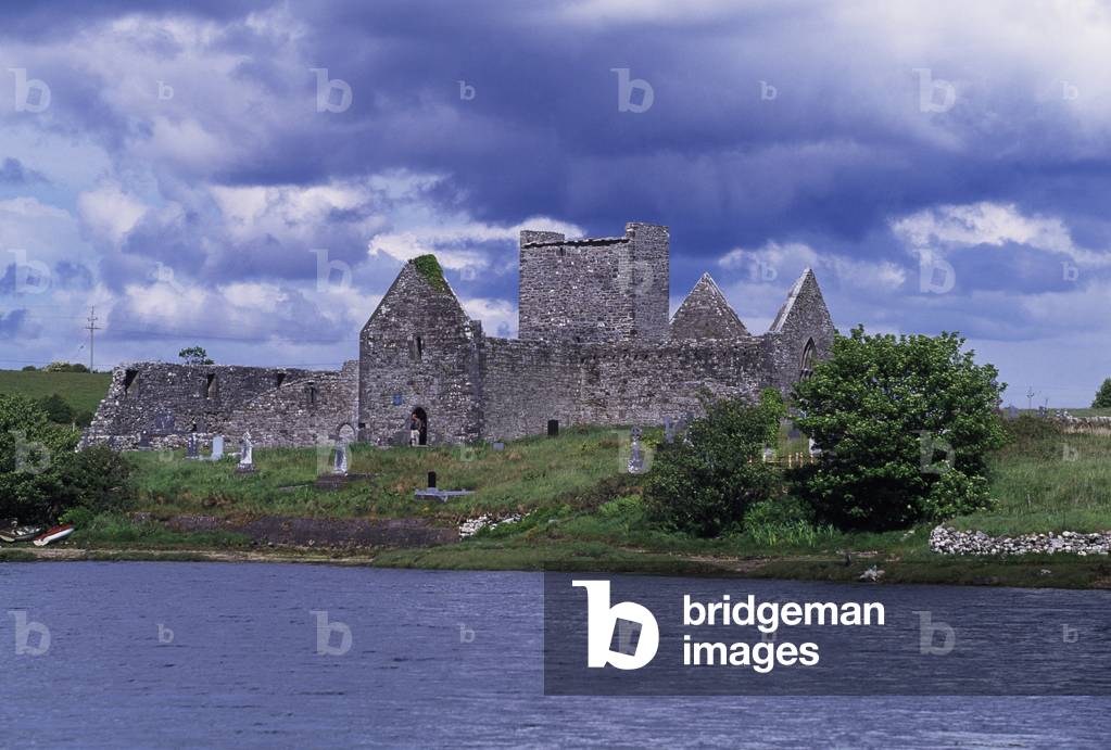 Image of Burrishoole Abbey, 15th Century Dominican friary, County Mayo ...