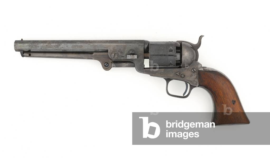 Image of Colt 1851 Navy Model .36 in percussion revolver, 1855 ...