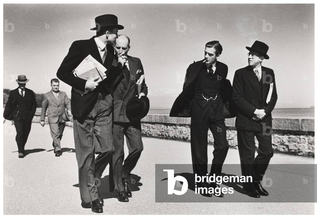 Image of Anthony Eden and his staff, Geneva, 1931 (gelatin silver print ...