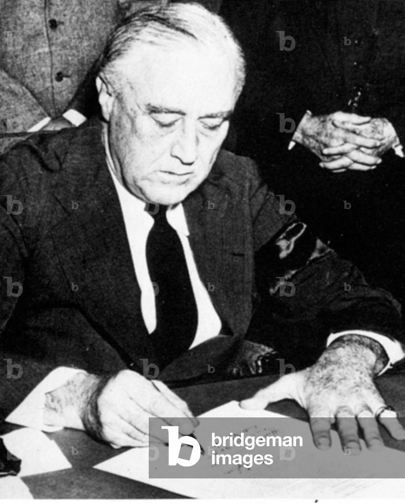 Image of Franklin Delano Roosevelt (1882-1945) 32nd President of the ...
