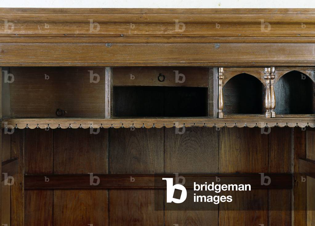 Image of Teak wardrobe, Colonial period, Anglo-French-Indian origin ...