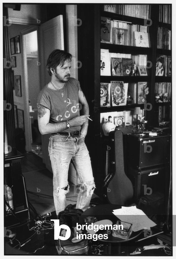 Image of French singer Renaud (Renaud Sechan) at time of recording of ...
