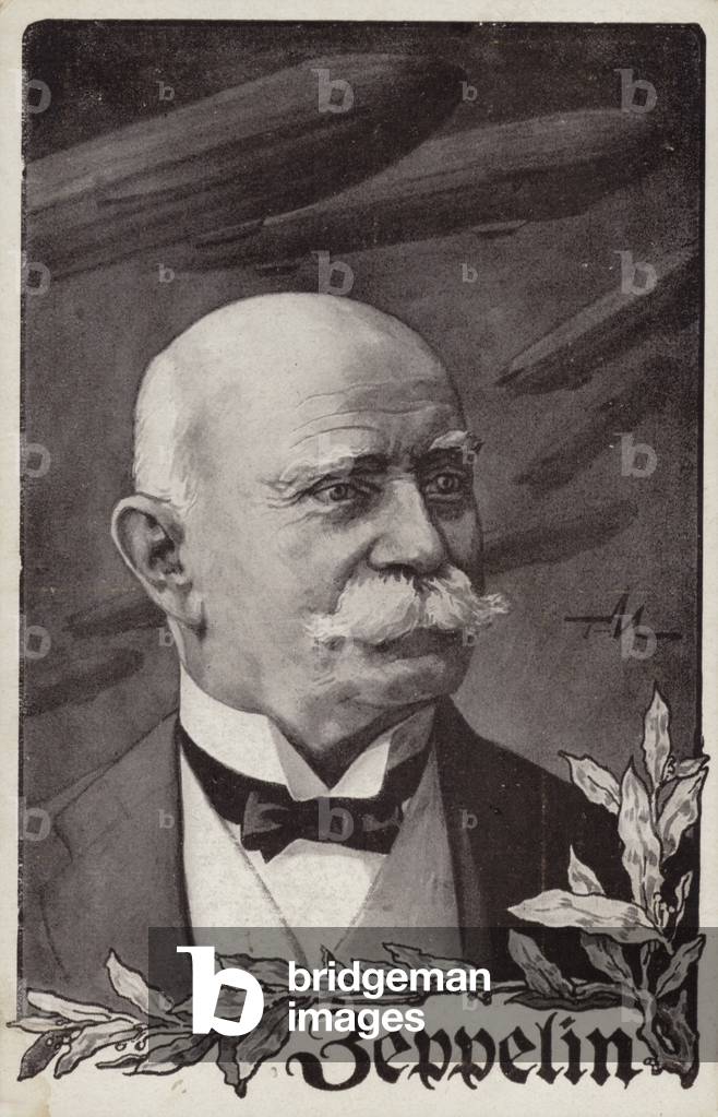 Image of Ferdinand von Zeppelin, German airship pioneer and founder of ...