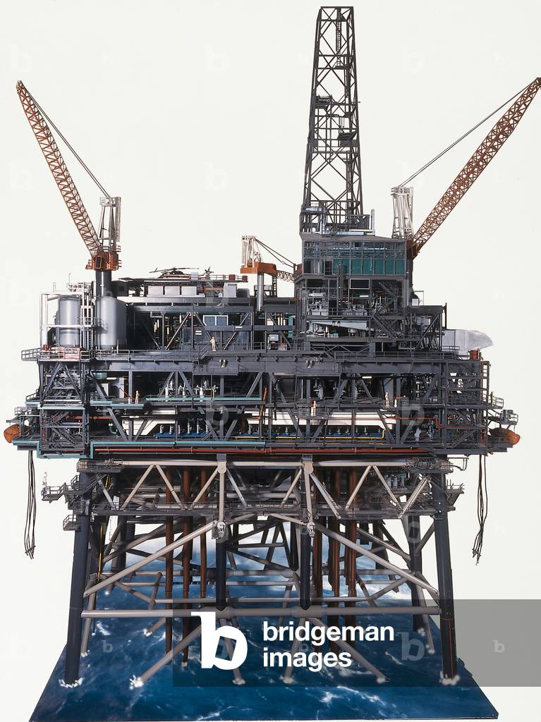 Image of Model of Murchison North Sea Oil Rig