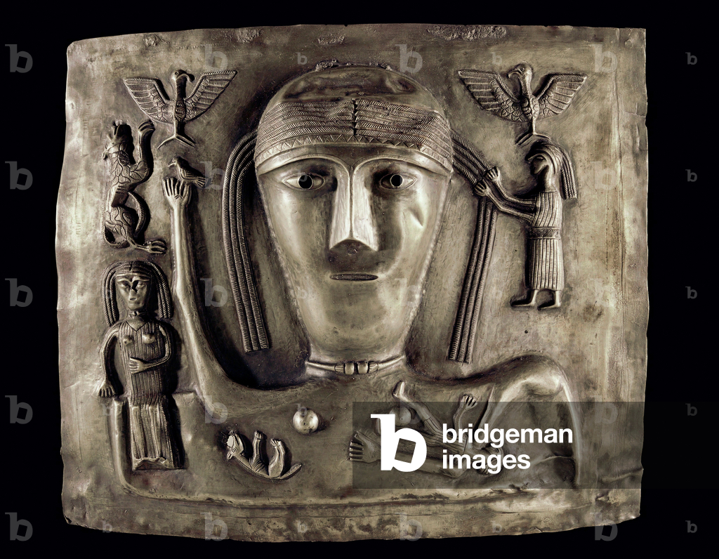 Image of Goddess with birds and children (embossed silver) by Celtic ...