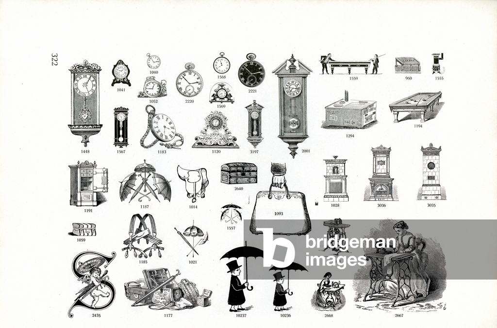 Image of Clock and Everyday Object Vignettes (print)