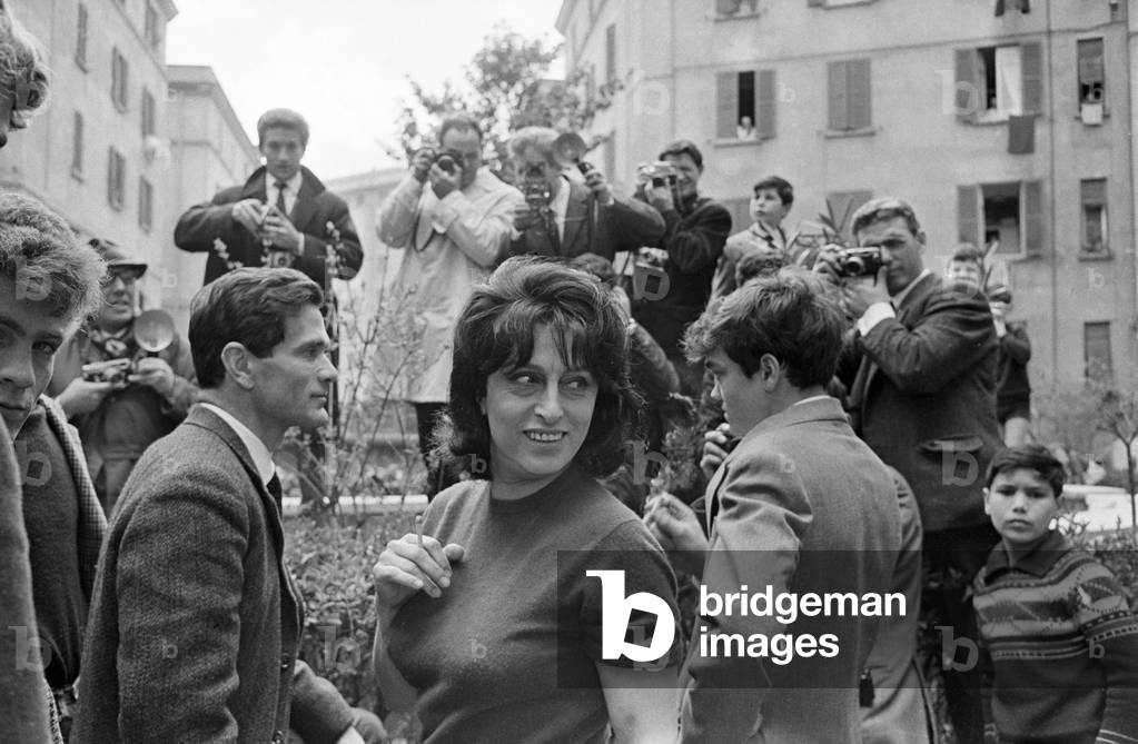 Image of Ettore Garofolo, Anna Magnani and Pier Paolo Pasolini ...