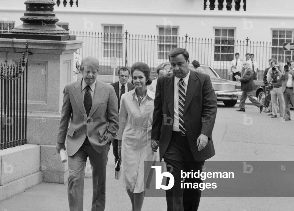 Image of President Jimmy Carter with his close friend Georgia banker ...