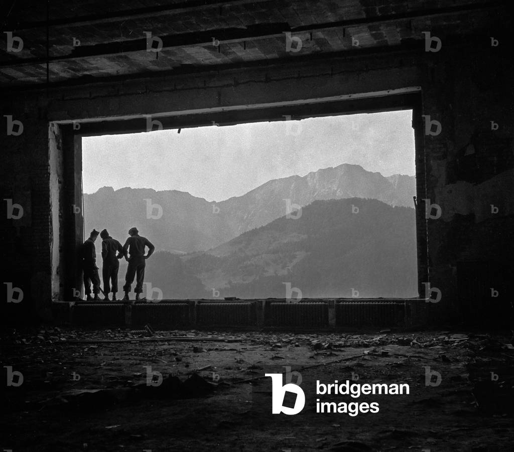 Image of Hitler's Window, June 1945 (b/w photo) by Vaccaro, Tony (1922 ...