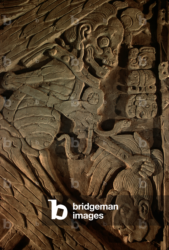 Image of Maya, Turtle God of Death, Tonina, Chiapas, Mexico, 1990 ...