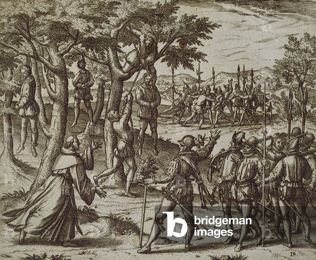 Image of Sentence to hanging of some men of Christopher Columbus in by ...