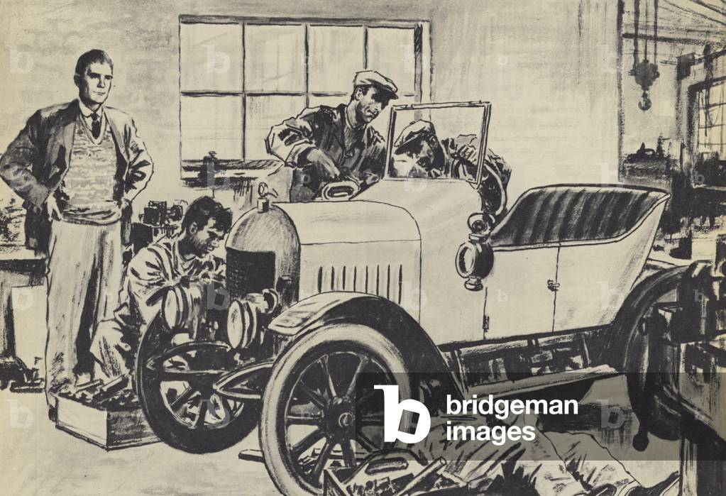 Image of William Morris, the future Lord Nuffield (litho) by English ...