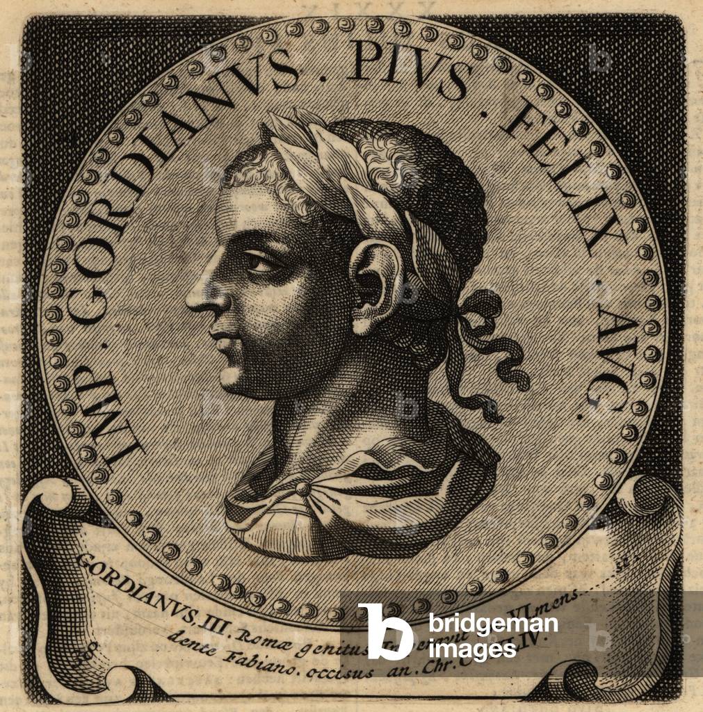 Image of Portrait of Roman Emperor Gordian III. by Netherlandish School ...