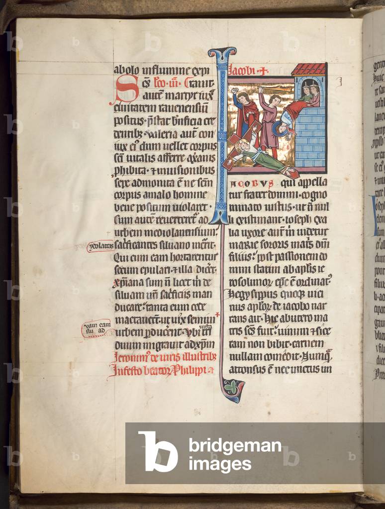 Image of Ms 49, fol. 73v, Martyrdom of St Philip and St by German ...