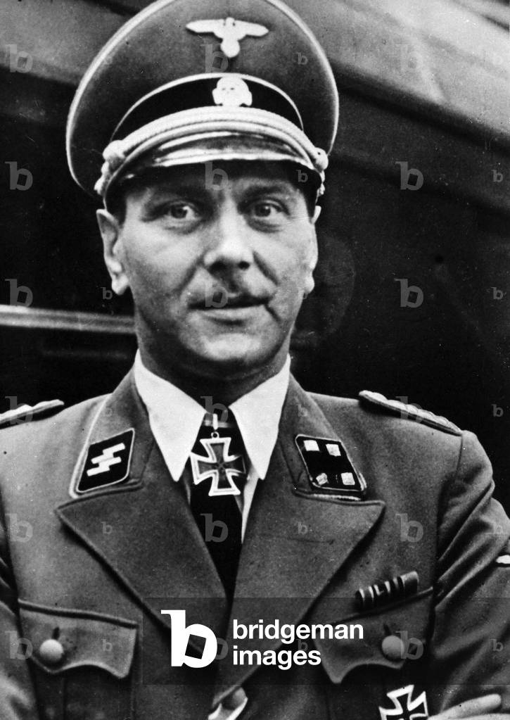 Image of Otto Skorzeny, who rescued Mussolini (b/w photo) by Unknown ...