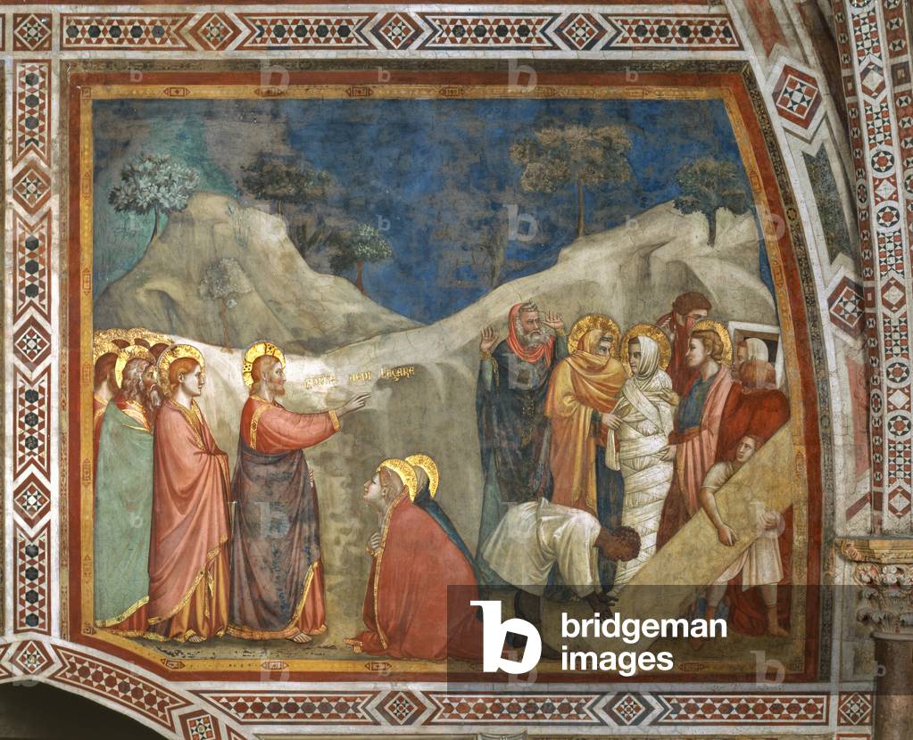 Image of Scenes from the life of the Magdalene, 'The Raising of by Giotto (Giotto di Bondone) (c ...