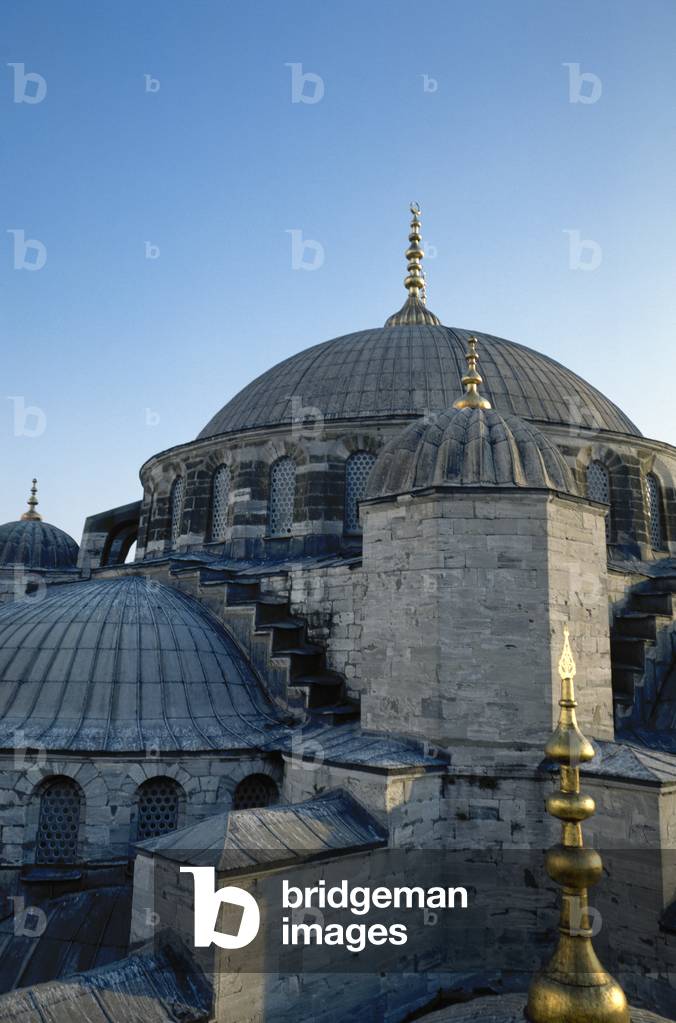 Image of Turkey. Istanbul. Sultan Ahmed Mosque or Blue Mosque.1609-1616 ...