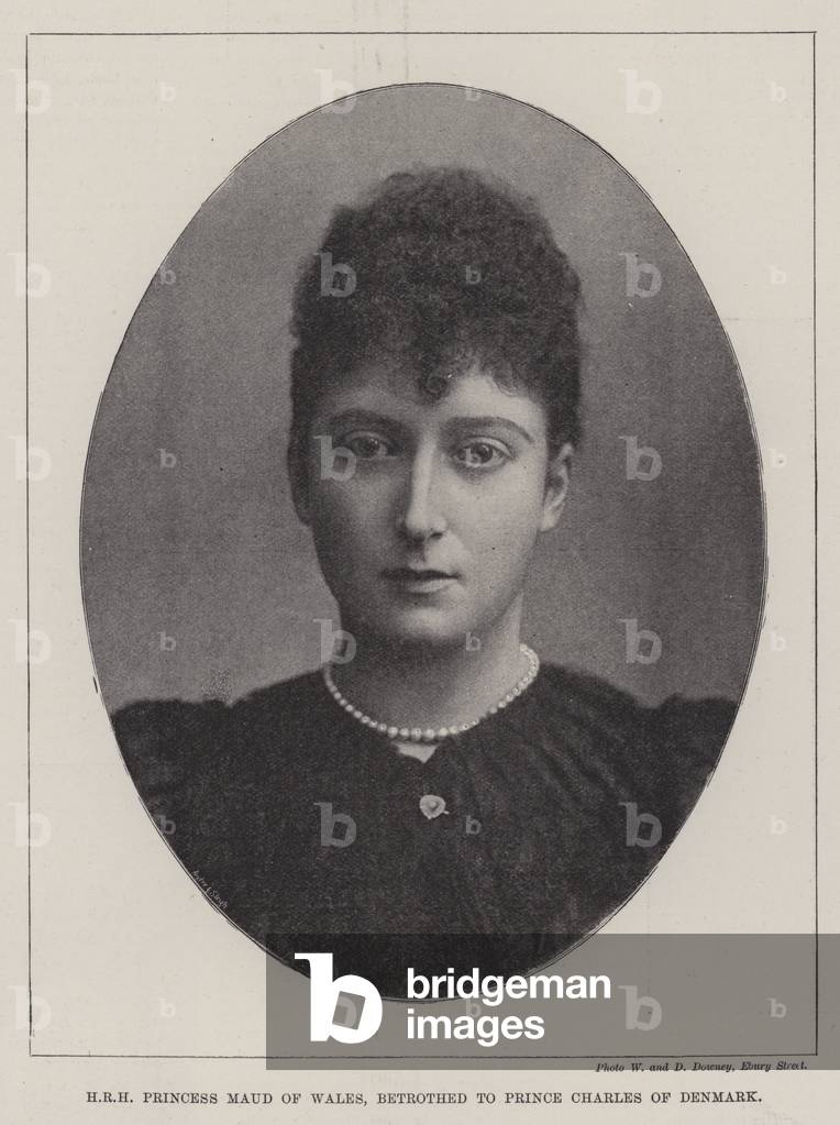 Image of HRH Princess Maud of Wales, betrothed to Prince Charles of by ...