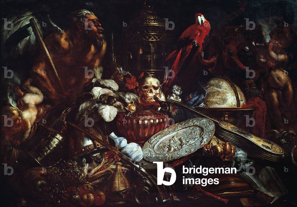 Image of Vanitas, by Pieter Boel (1622-1674), oil on canvas, 141x199 cm ...
