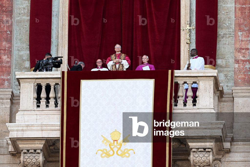 Image of New Pope elected. In the photo: New Pontiff Robert Francis